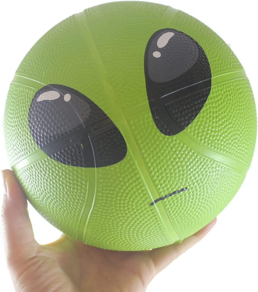 INFLATED Alien BasketBall - 7" Sports Ball - Outdoor Athletic Play ...