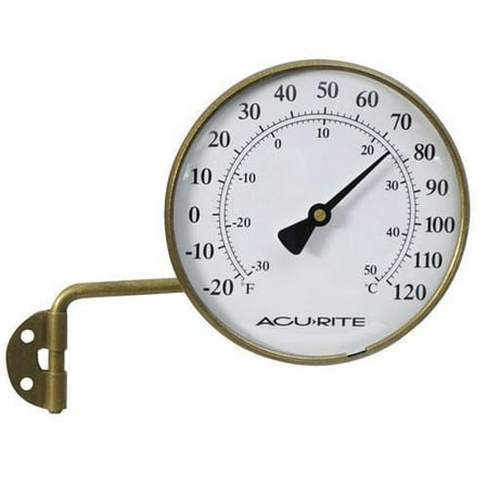 6-Inch Brass-Finish Thermometer | Walmart Canada