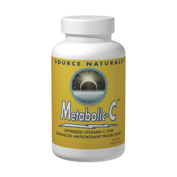 Metabolic C 1000 mg - 100 Tablets by Source Naturals - Walmart.com