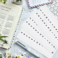 Alphabet Index Stickers File Tabs Flags for Binders Emblems Bookmarker ...