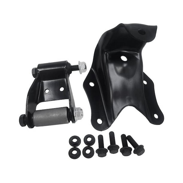 Rear Leaf Spring Shackle/Bracket Kit - Compatible with 1986 - 1996 Ford ...