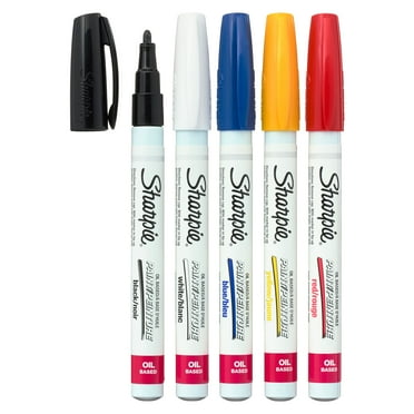 Sharpie Oil-Based Paint Markers, Medium Point, Assorted Colors, 8 Count ...