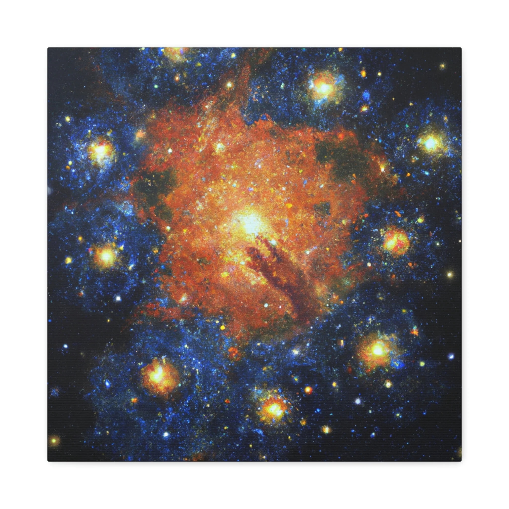 Star Clusters Ablaze - Canvas - Walmart.com