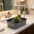 Automatic Bird Bath Tub with Circulating Water Fountain,Adjustable Flow ...