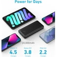 Anker Portable Charger, 20000mAh Power Bank, Dual USB Ports, PowerCore Essential 20K, Black ...