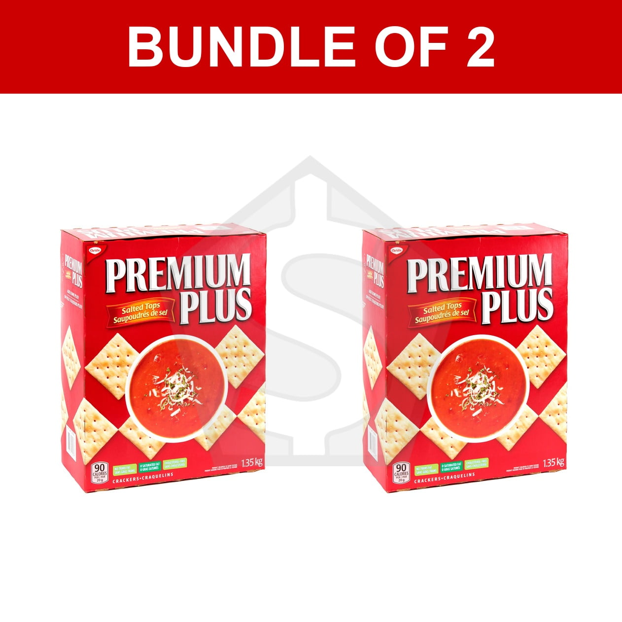 Bundle of 2 - Christie's Salted Tops Premium Plus Crackers - Walmart.ca