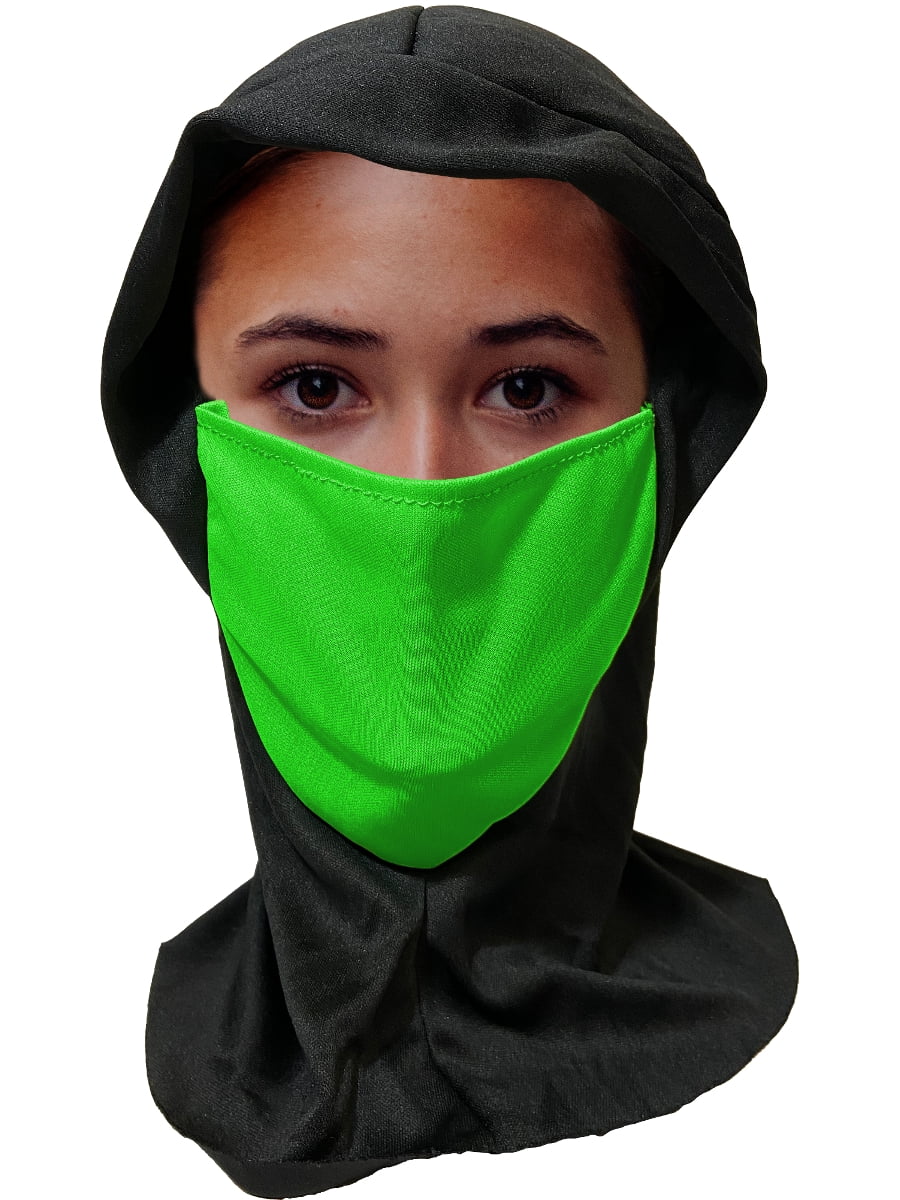 Regent Products Inc Ninja Hood With Green Fabric Mask Costume Accessory ...
