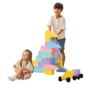Jumbo Plastic Building Blocks - 48 Pieces Giant Toddler Bricks Kids ...