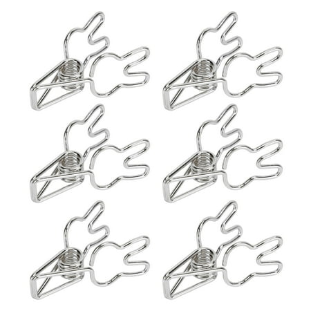 Binder Clips, 100pcs Cute Cartoon Small Binder Clips For Office Gold ...