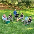 Folding Aluminum Outdoor Patio Lawn Chair | Heavy-Duty Webbed ...