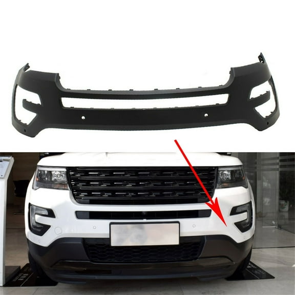 Genrics Primered Plastic Front Bumper Cover - Replacement for Edge ...