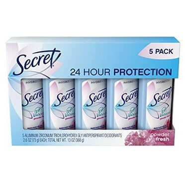 Secret Invisible Solid Antiperspirant and Deodorant, Powder Fresh (2.1 ...