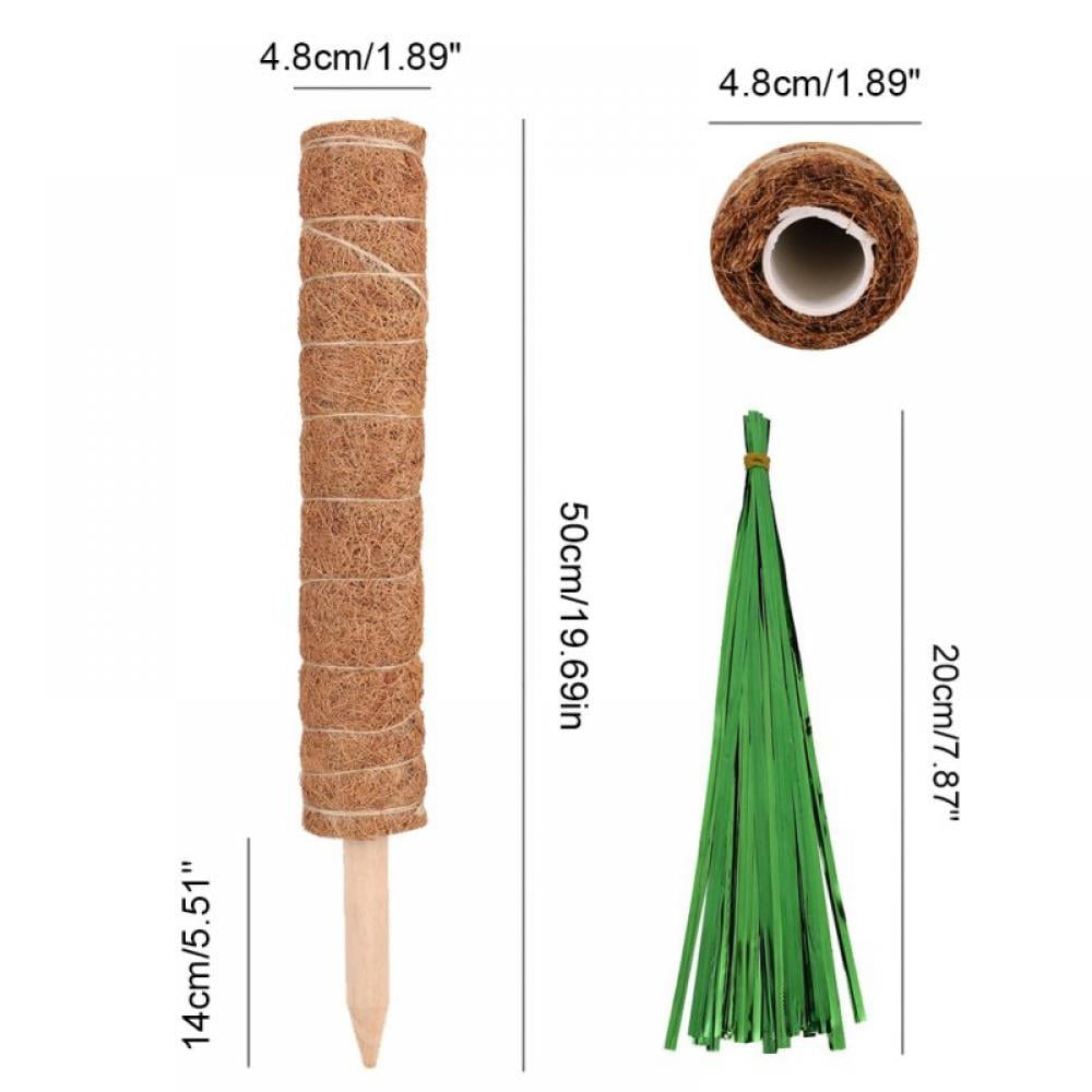 Plant Climbing Vine Coconut Palm Stick Coir Totem Pole Coir Moss Totem ...