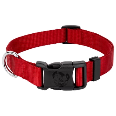 Hamilton 1" Double Thick Nylon Deluxe Dog Collar, 20" long, Hot Pink ...