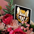 3drose, Hipster Sphynx Cat with Sunglasses and Yellow Colors, 6 ...