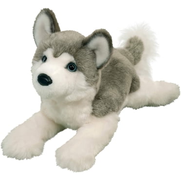 Hansa Life Size Husky Dog Plush Toy - Walmart.com