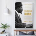American Jazz Composer Thelonious Monk Retro Poster Art Poster Canvas ...