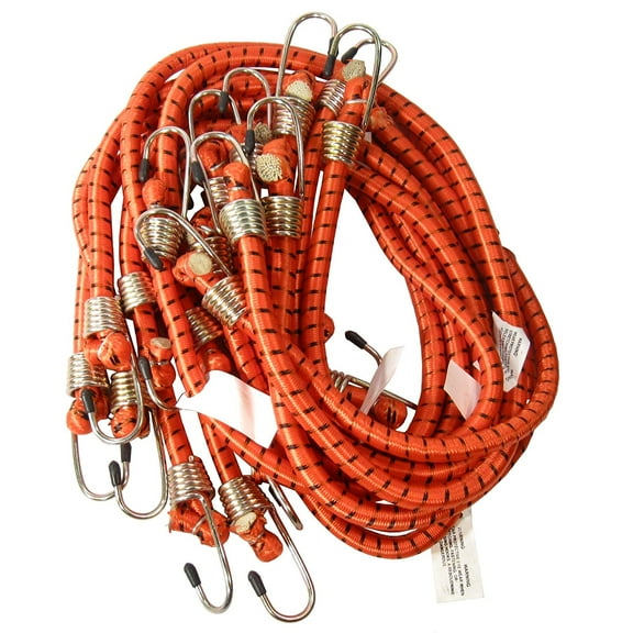 Heavy Duty 24" or 2' Long x 1/2" Dia Thick Bungee Cords Tie Down Cord ...