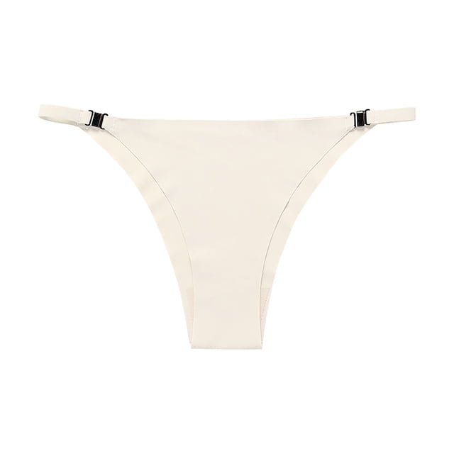 YYDGH Womens Underwear Ice Silk High Cut String Bikini Panties Low Rise ...