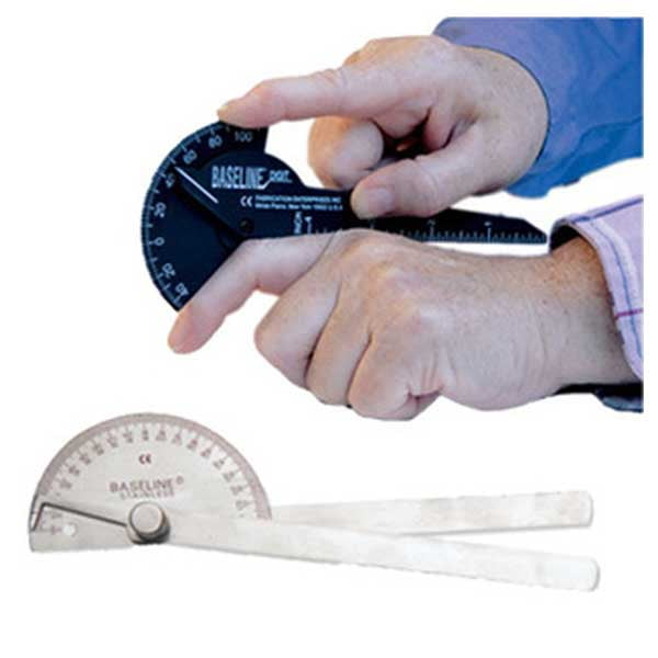 Baseline plastic finger goniometer joint angle and range of motion ...
