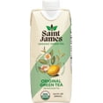 Saint James Green Tea, Lightly Sweetened, 16.9 Fl Oz, Case of 12 ...