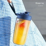 Portable Mini Juicer 400ml Juice Extractor 40W with 6 Blades Double Cup ...
