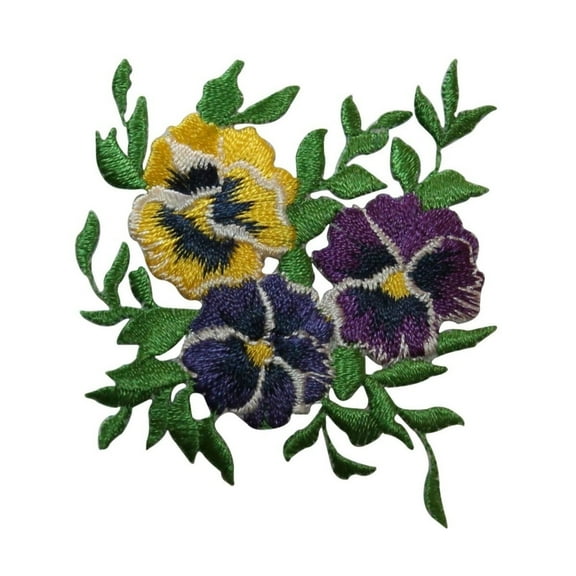 ID 6626 Lace Flower Badge Patch Garden Club Symbol Embroidered Iron On ...