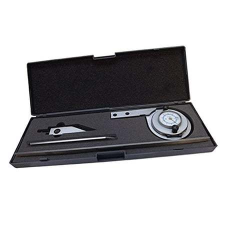 Universal Bevel Protractor, 0-360 degree HSS Vernier Bevel Protractor ...