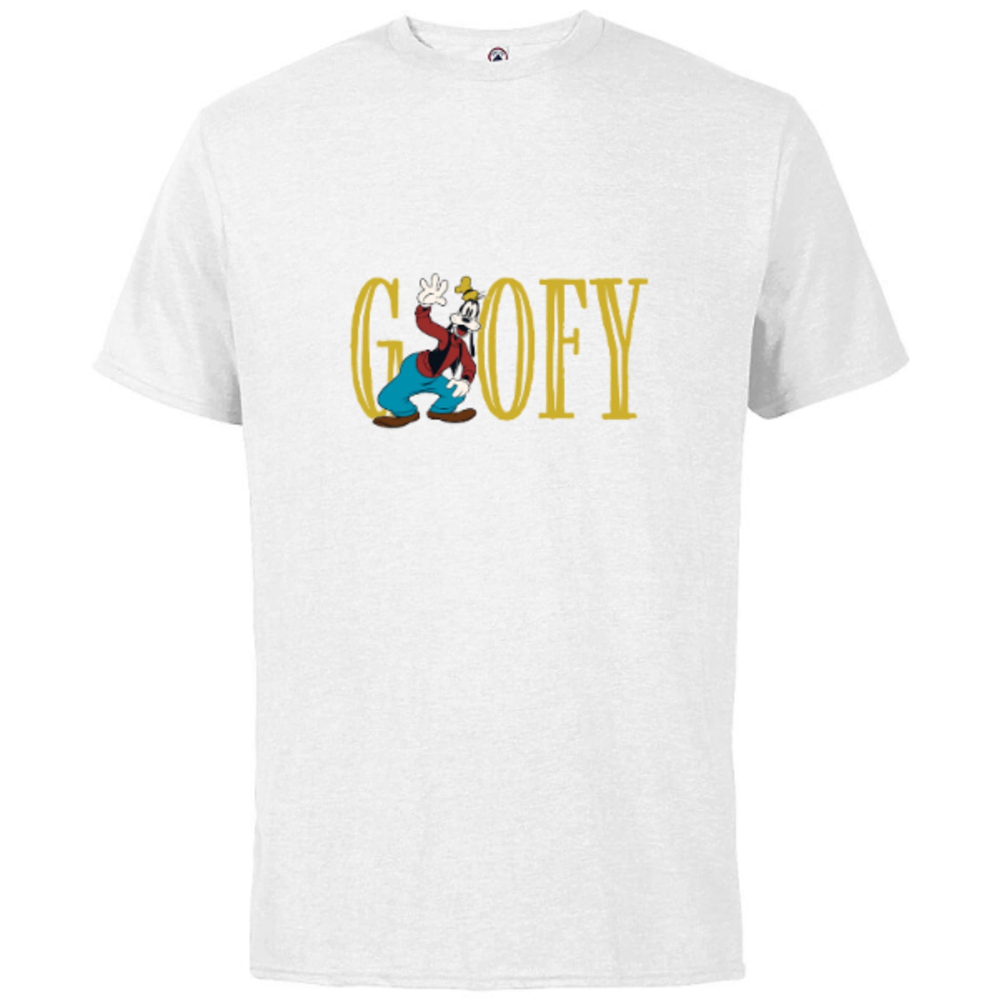 Disney Mickey and Friends Goofy Lettering Classic - Short Sleeve Cotton ...
