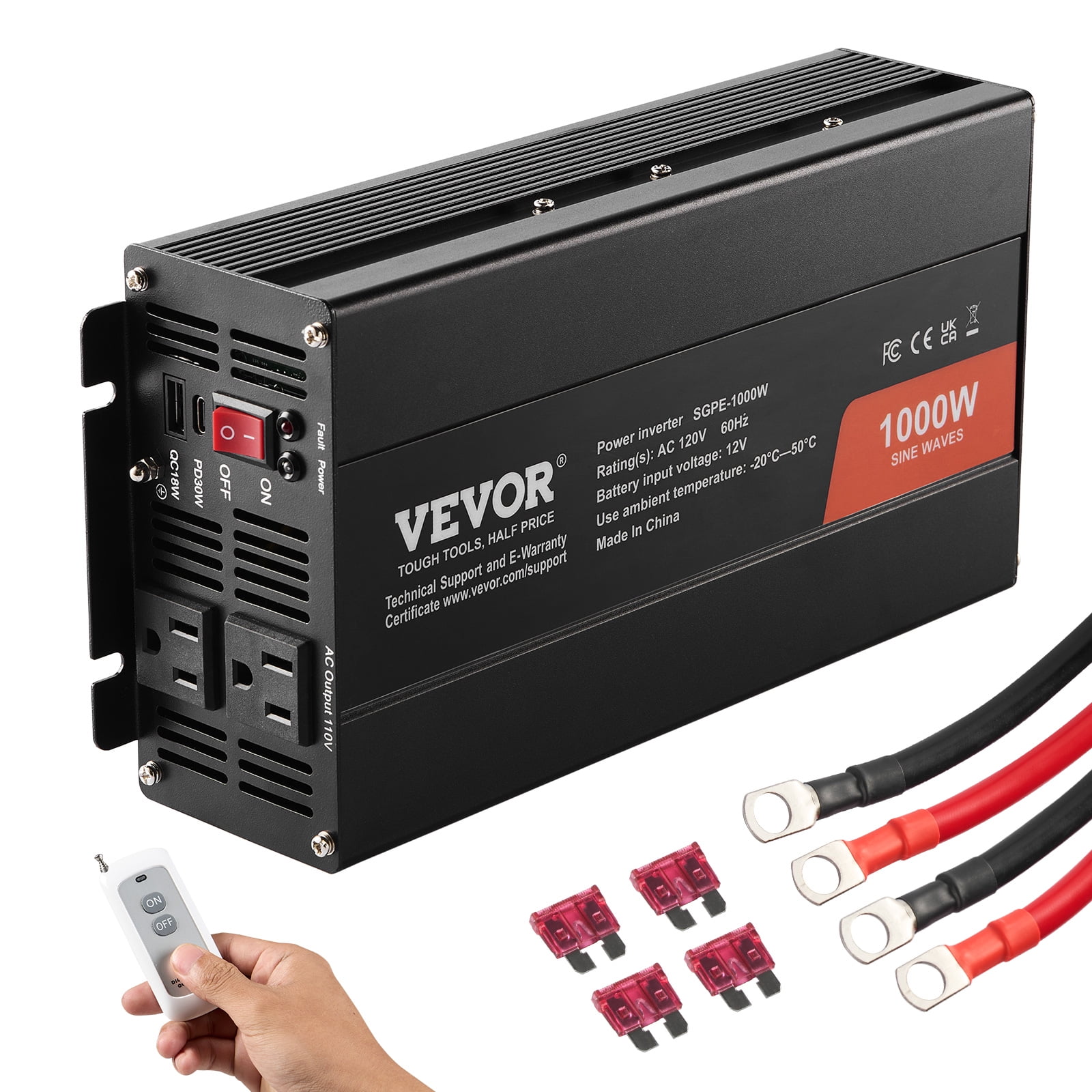 Click here for Vevor Pure Sine Wave Inverter  1000 Watt  Dc 12v T... prices