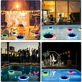 MUSICOZY Solar Powered Floating Pool Lights, IP68 Waterproof, RGB LED ...