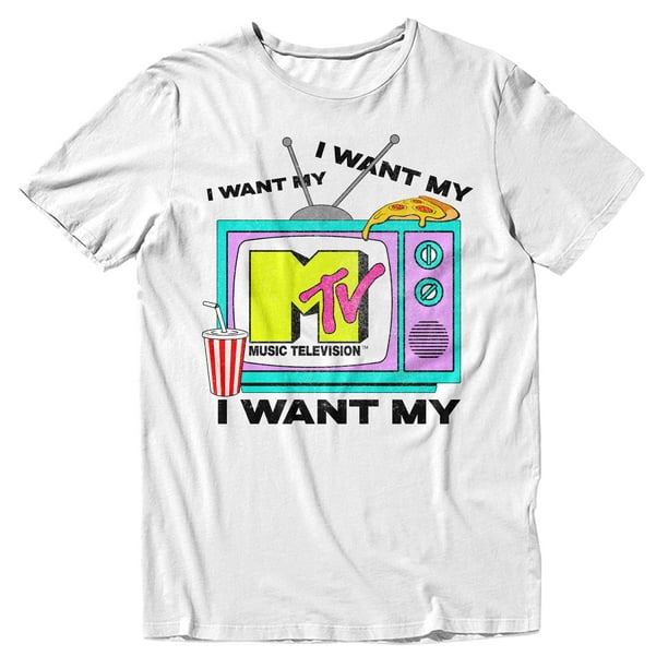 MTV I want my MTV Music Television Mens and Womens Short Sleeve T-Shirt ...