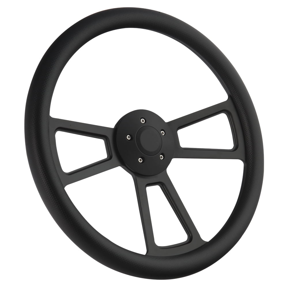 International - All Models 18" Polished Billet & Half Wrap Steering ...