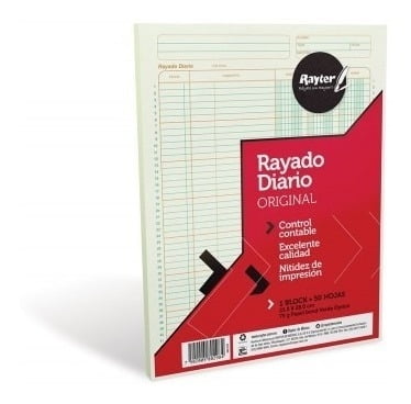 Block Rayado Diario Tamaño Carta C/50 Hojas AleJaz J88EL | Bodega ...