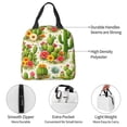 Cactus Succulent Pattern Lunch Bag Reusable Thermal Lunch Box with ...