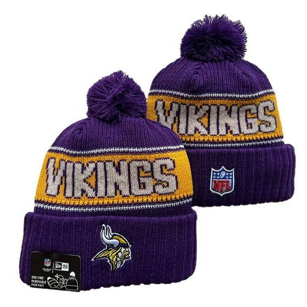 Minnesota Vikings Sport Fans Cuffed Stylish Toque Cap Knitted Beanie ...