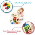 Hape: Wooden Wonder Shape Sorter - Rainbow Sorting Play Toy, 6 Multi ...