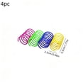 4PCS 4Colors Cat Spring Toys for Indoor Cats, Interactive Coil Springs ...