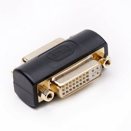 DVI Coupler Female to Female Gender Changer Bulkhead Mount Adapter ...