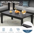 Cozy Home Outdoor Patio Aluminum Coffee Table, 43"x24"x16" - Walmart.com