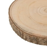 Home Decor Natural Wooden Bark Slice Tray Large Rustic Table Charger ...