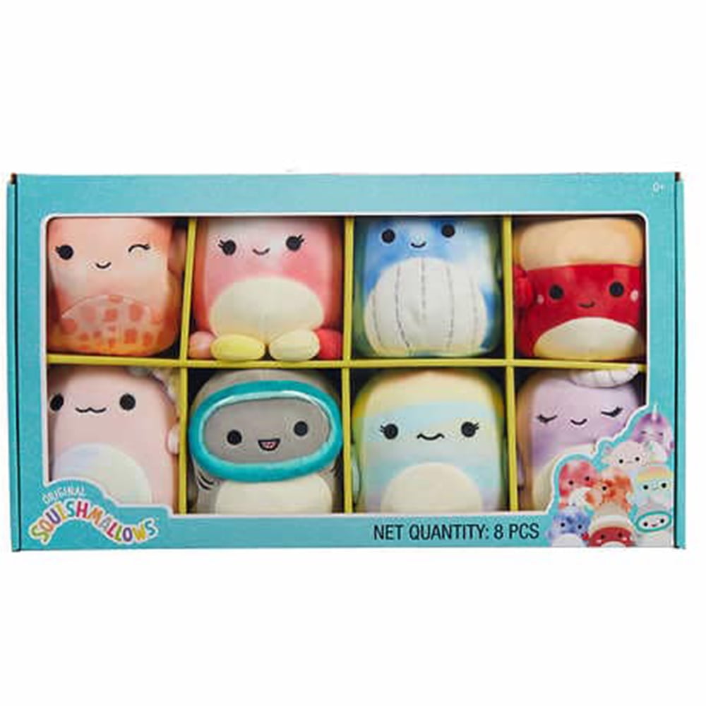Buy Squishmallows 5 Mini 8 Pack, Sealife - Official Kellytoy - Limited ...
