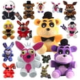 FNAF Plush Toys Kawaii Freddys Animal Foxy Bonnie Bear Ribbit Stuffed ...