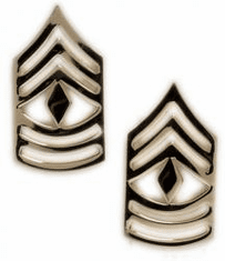 US Army First Sergeant Gold Collar Rank Insignia - Walmart.com