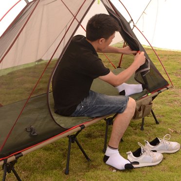 Timber Ridge Portable Camping Combo, 2-Person Double Bed Cot Tent with ...