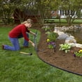 Imountek 33ft No Dig Landscape Edging Plastic Garden Border Kit