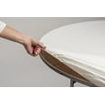 Kwik Covers 30 Round Fitted Plastic Table Covers Red