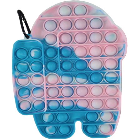 Among in Us Push Bubble Sensory Fidget Toy, Cute Astronaut Crew Mate ...