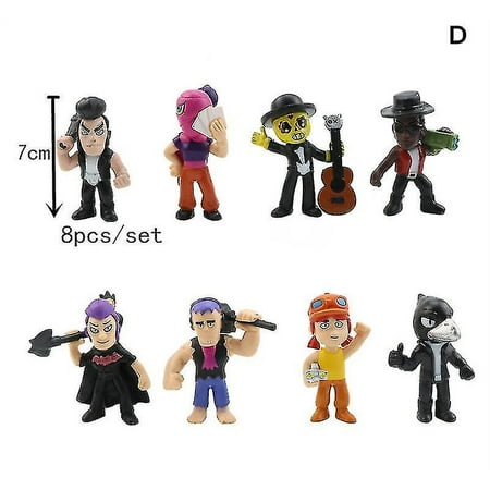 D Style Brawl Stars Set Cute Figure Toy Anime Pvc Action Figure Toys ...