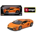 Bburago 2025 Lamborghini Temerario Orange w/ Gold Wheels 1:18 - Walmart.com